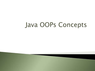 Java oo ps concepts | PPT