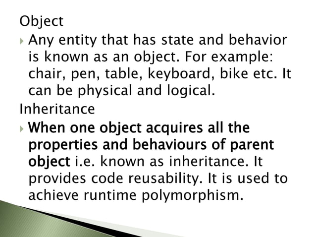 Java oo ps concepts | PPT