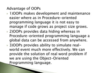 Java oo ps concepts | PPT