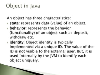 Java oo ps concepts | PPT