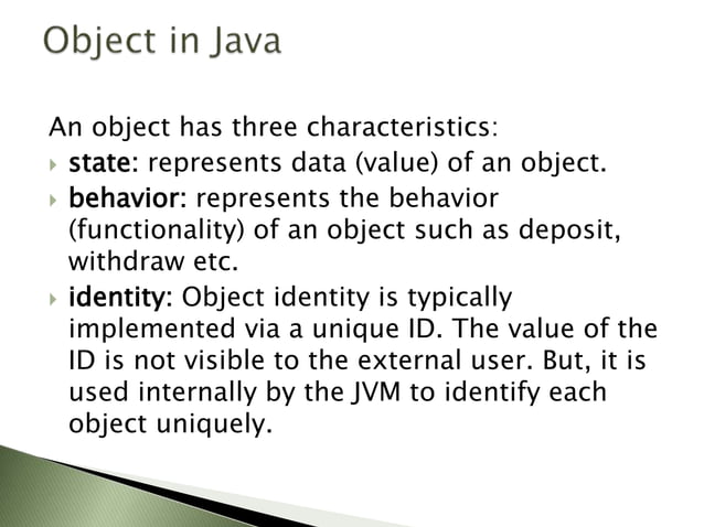 Java oo ps concepts | PPT