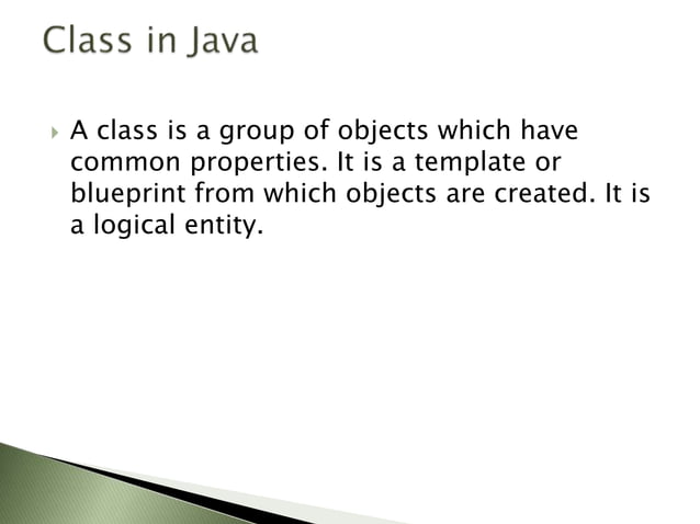 Java oo ps concepts | PPT