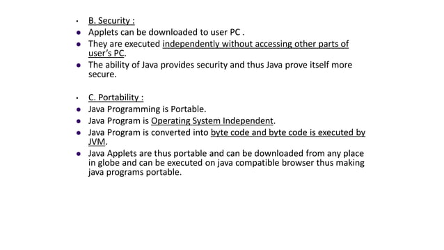 Object Oriented Programming Using Java Ppt