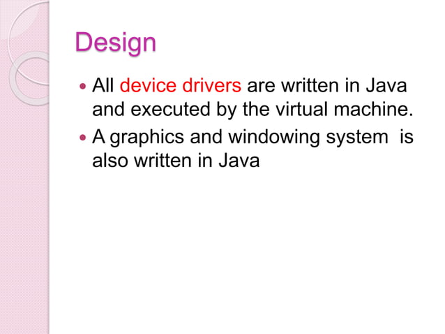 Java Operating System Ppt