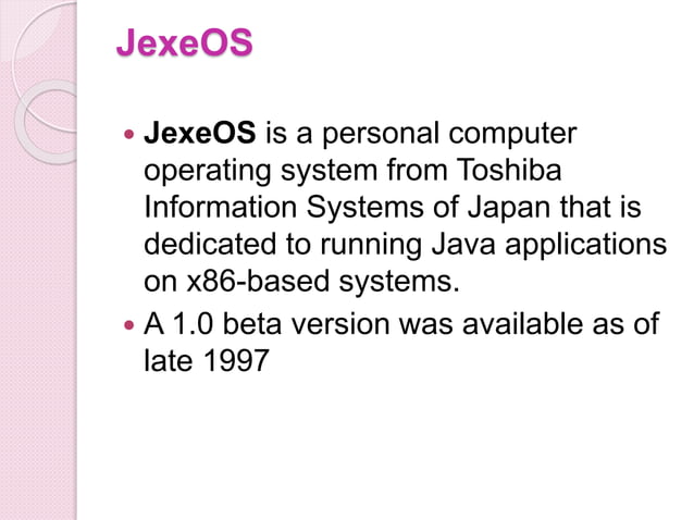 Java operating system | PPT
