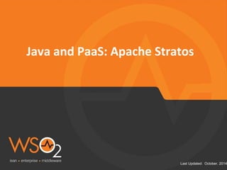 Java PaaS Apache Stratos | PPT