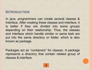 Java package | PPT