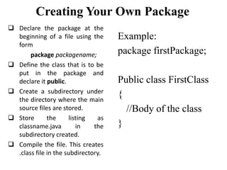Java packages | PPT