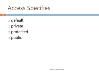 Java packages and access specifiers | PPT