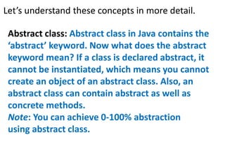 Java OOPS Concept | PPTX