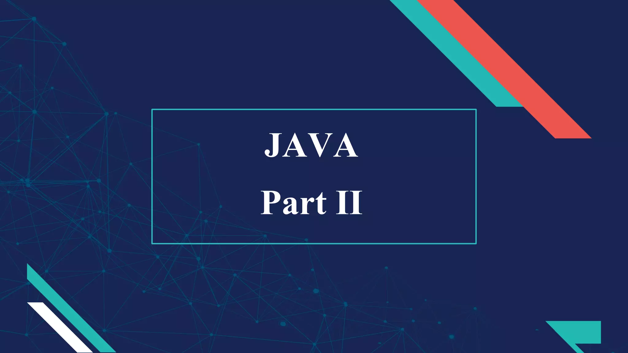 Java Part 2 Ppt 
