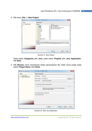 Java persistence api | PDF