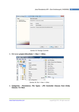 Java persistence api | PDF