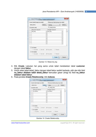 Java persistence api | PDF