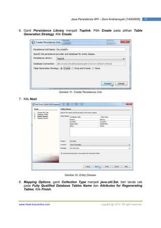 Java persistence api | PDF