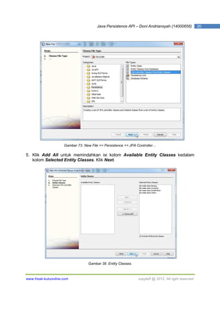 Java persistence api | PDF