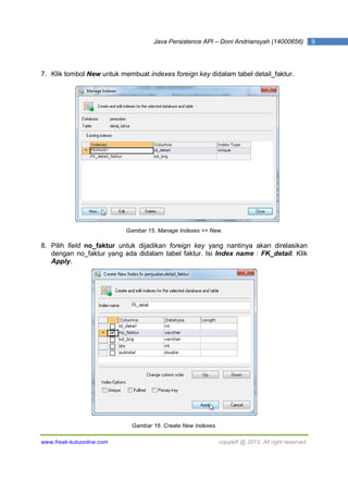 Java persistence api | PDF