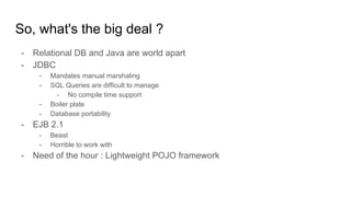Java persistence api 2.1 | PPT