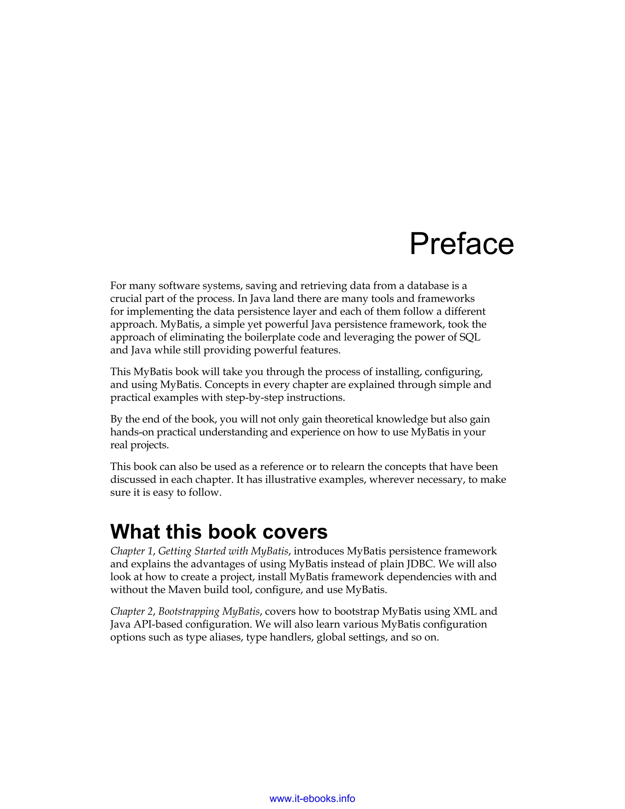 Java persistence with my batis 3 | PDF | Databases | Computer Software and Applications