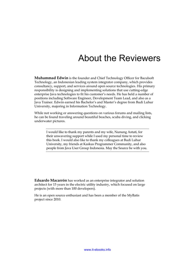 Java persistence with my batis 3 | PDF | Databases | Computer Software and Applications