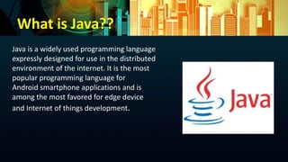 Java ppt | PPT