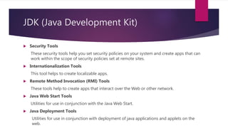 JRE , JDK and platform independent nature of JAVA | PPTX