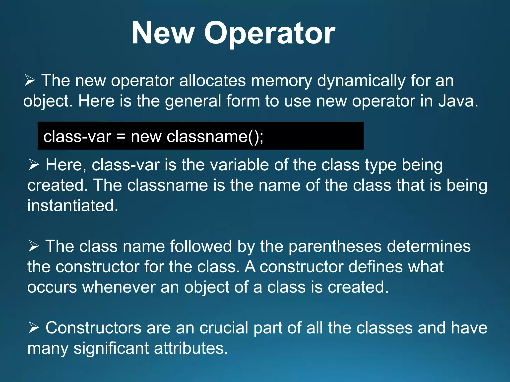 Method Overloading Recursion Passing And Returning Objects From Method New Operator Ppt 2343