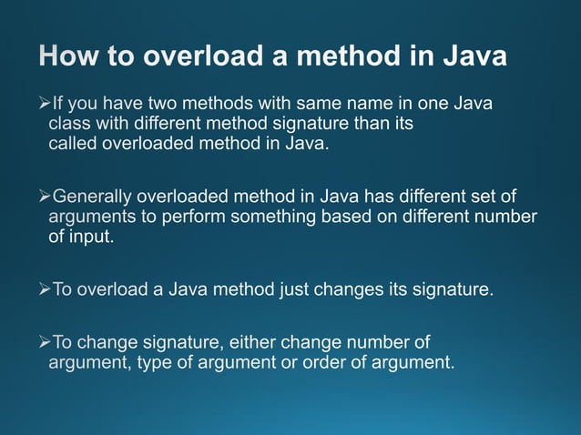 Method Overloading Recursion Passing And Returning Objects From Method New Operator Ppt