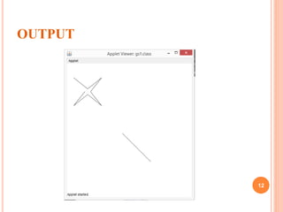 graphics programming in java | PPTX