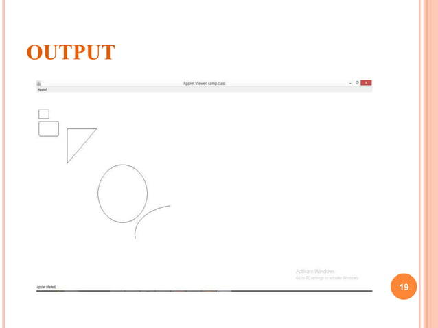 graphics programming in java | PPTX | Programming Languages | Computing