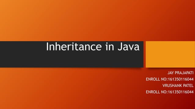 inheritance | PPT