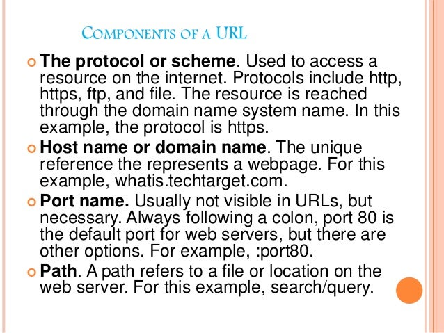 uniform resource locator