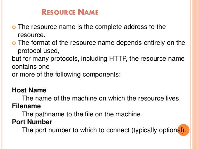 uniform resource locator