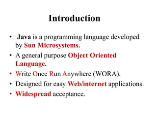 what is java? | PPT