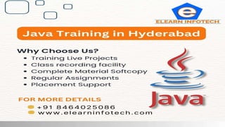 Java Training in Hyderabad | PPT