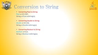 Learn Java Part 5 | PPT