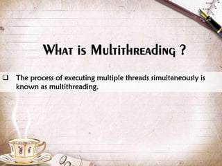 Multithreading Introduction and Lifecyle of thread | PDF