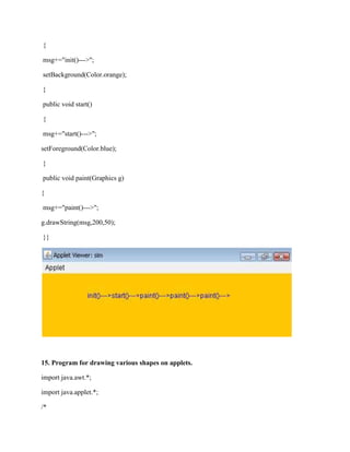Java practical | PDF