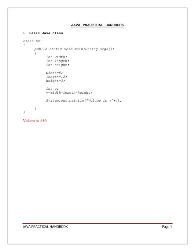 Java_practical_handbook | PDF