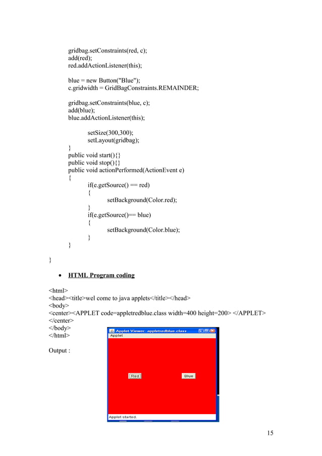 Final JAVA Practical of BCA SEM-5. | DOC