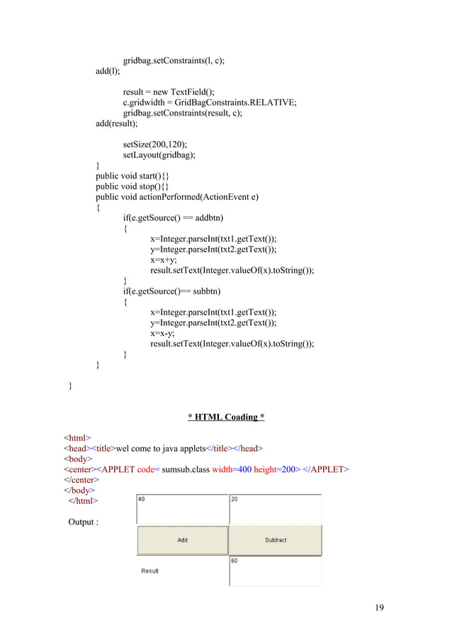 Final JAVA Practical of BCA SEM-5. | DOC