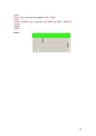 Final JAVA Practical of BCA SEM-5. | DOC
