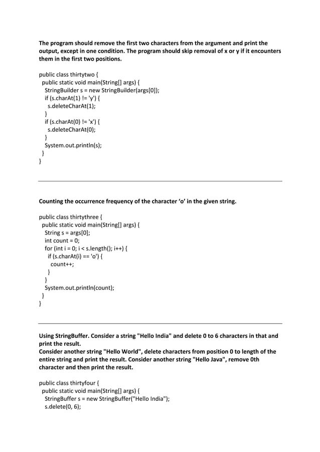 Java Practice Questions V14pdf Programming Languages Computing 0032