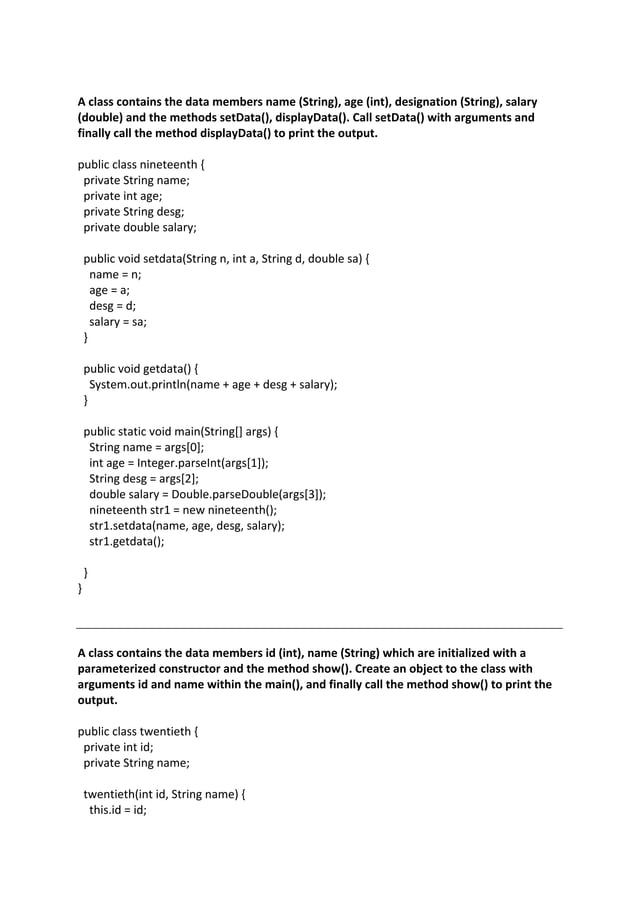 Java Practice Questions V14pdf Programming Languages Computing 1867