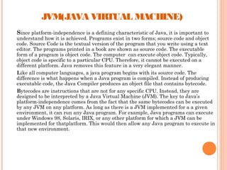 Java presentation | PPT