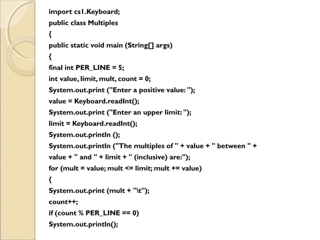 Java presentation | PPT