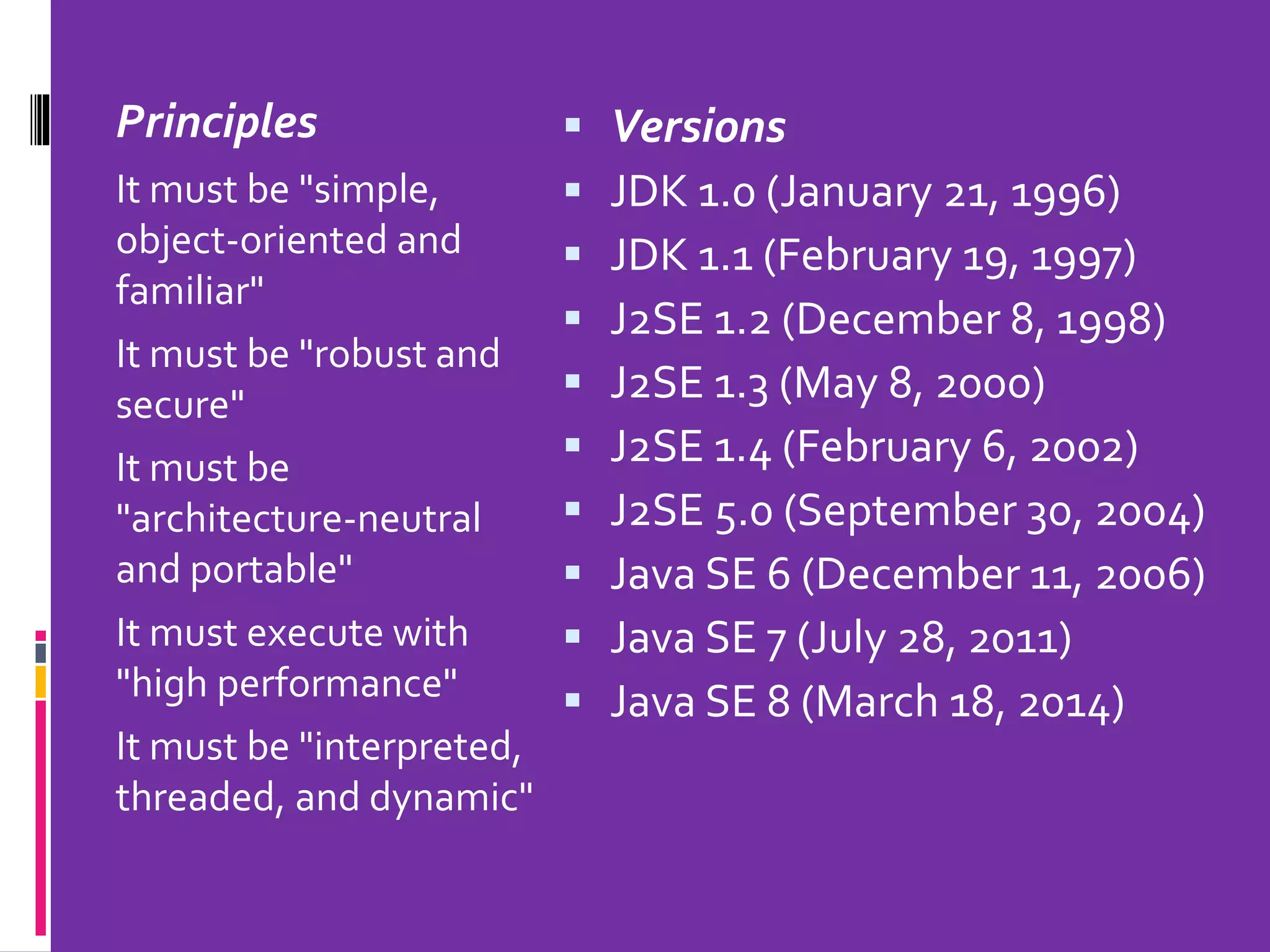 Java Presentation Pptx Programming Languages Computing