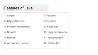 Java presentation | PDF | Operating Systems | Computer Software and ...