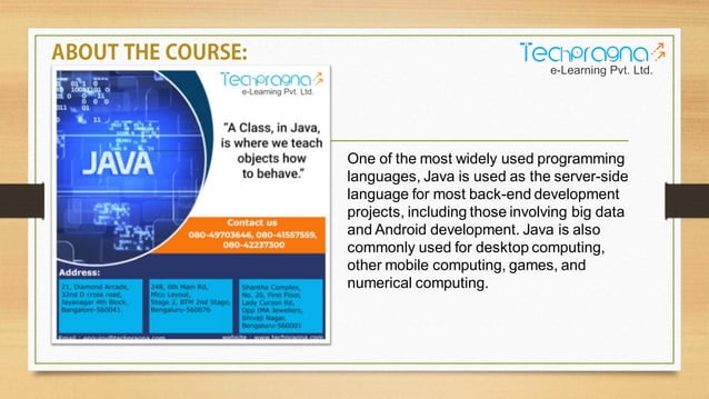 Java presentation | PPT