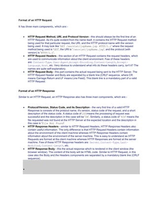 internet programming and java notes 5th sem mca | PDF